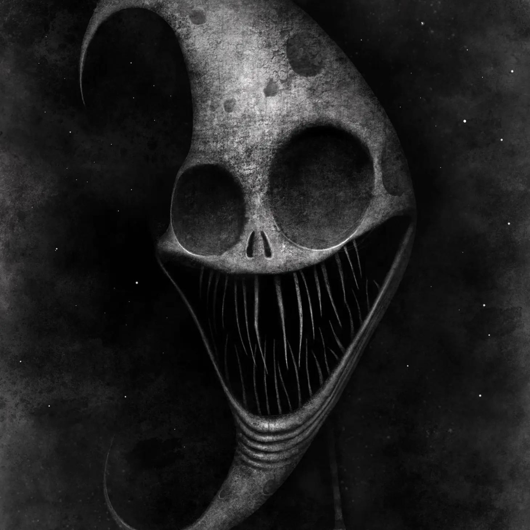 Creepy Moon Art Print | COVEN