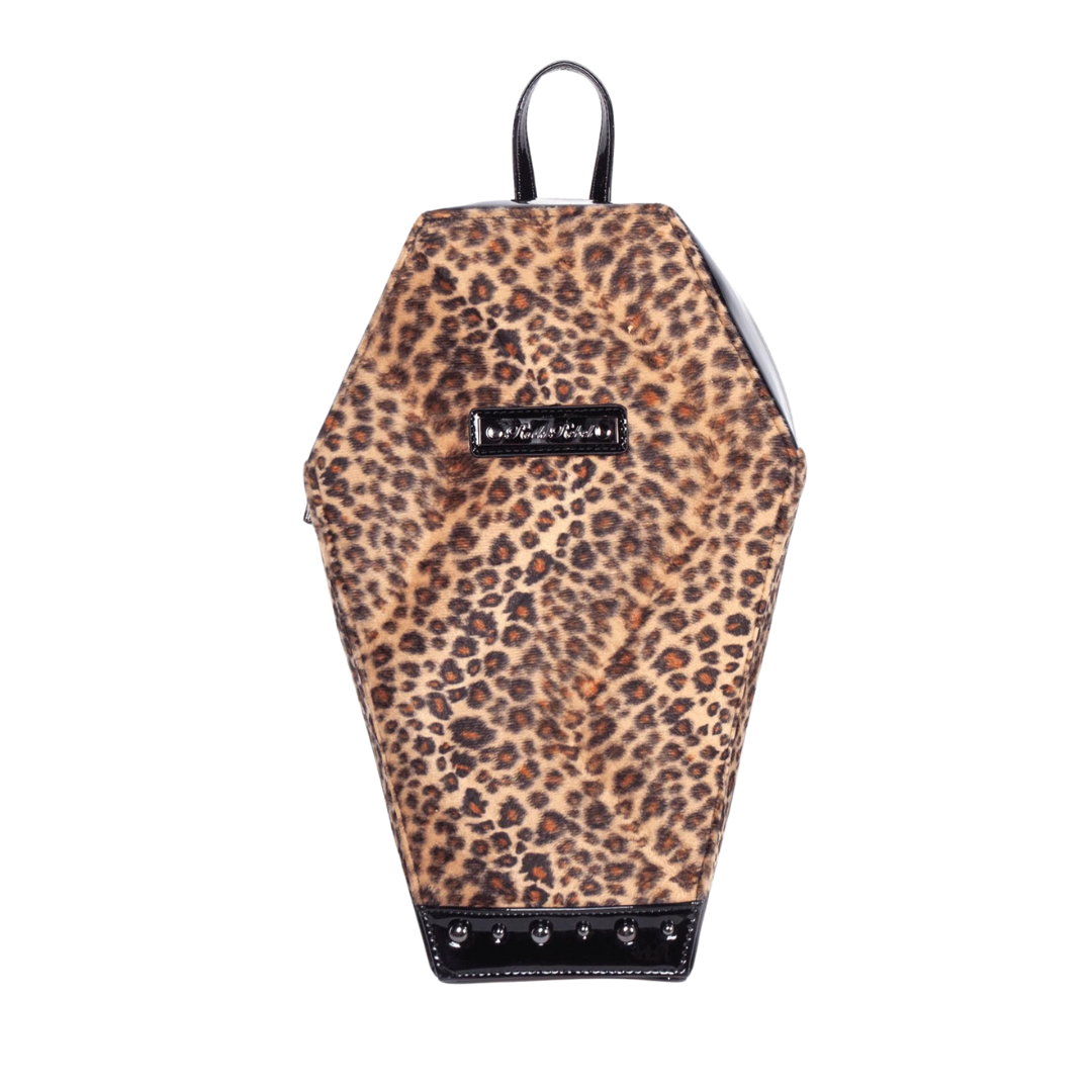 Leopard Coffin Backpack | COVEN